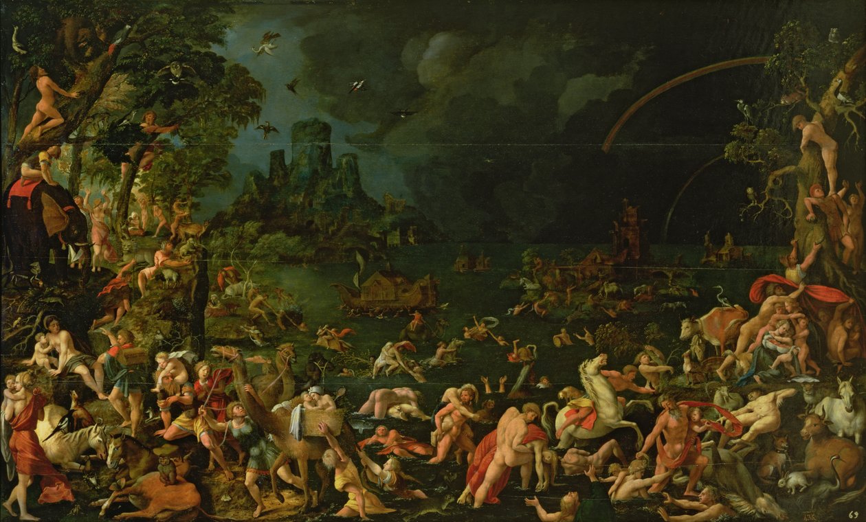 The Flood by Jan van Scorel: High-quality fine art print
